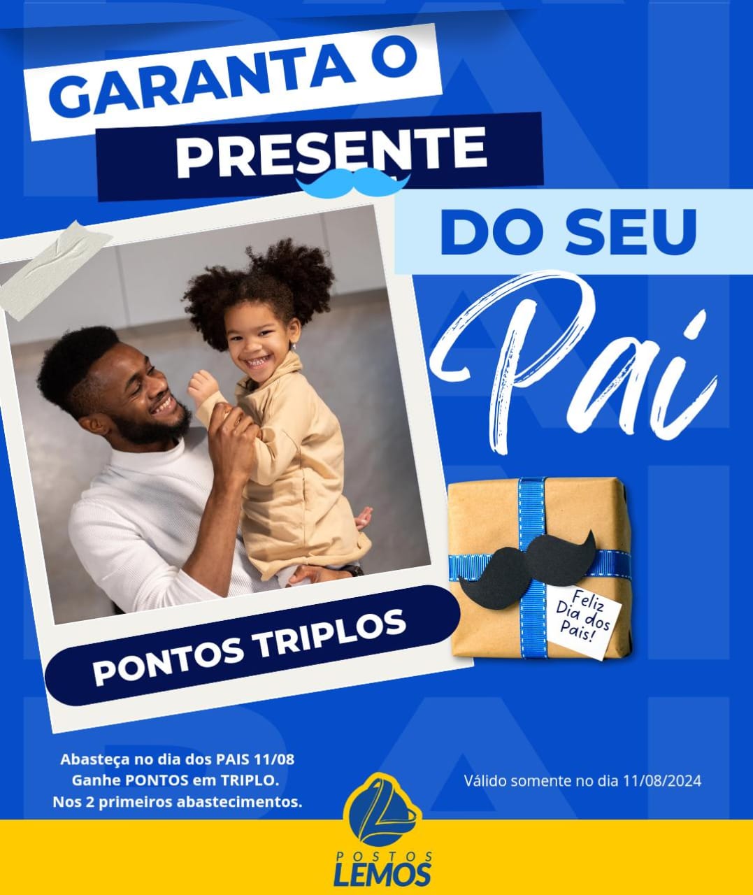 Postos Lemos em comemoração ao Dia dos Pais, ofertam ação exclusiva ...